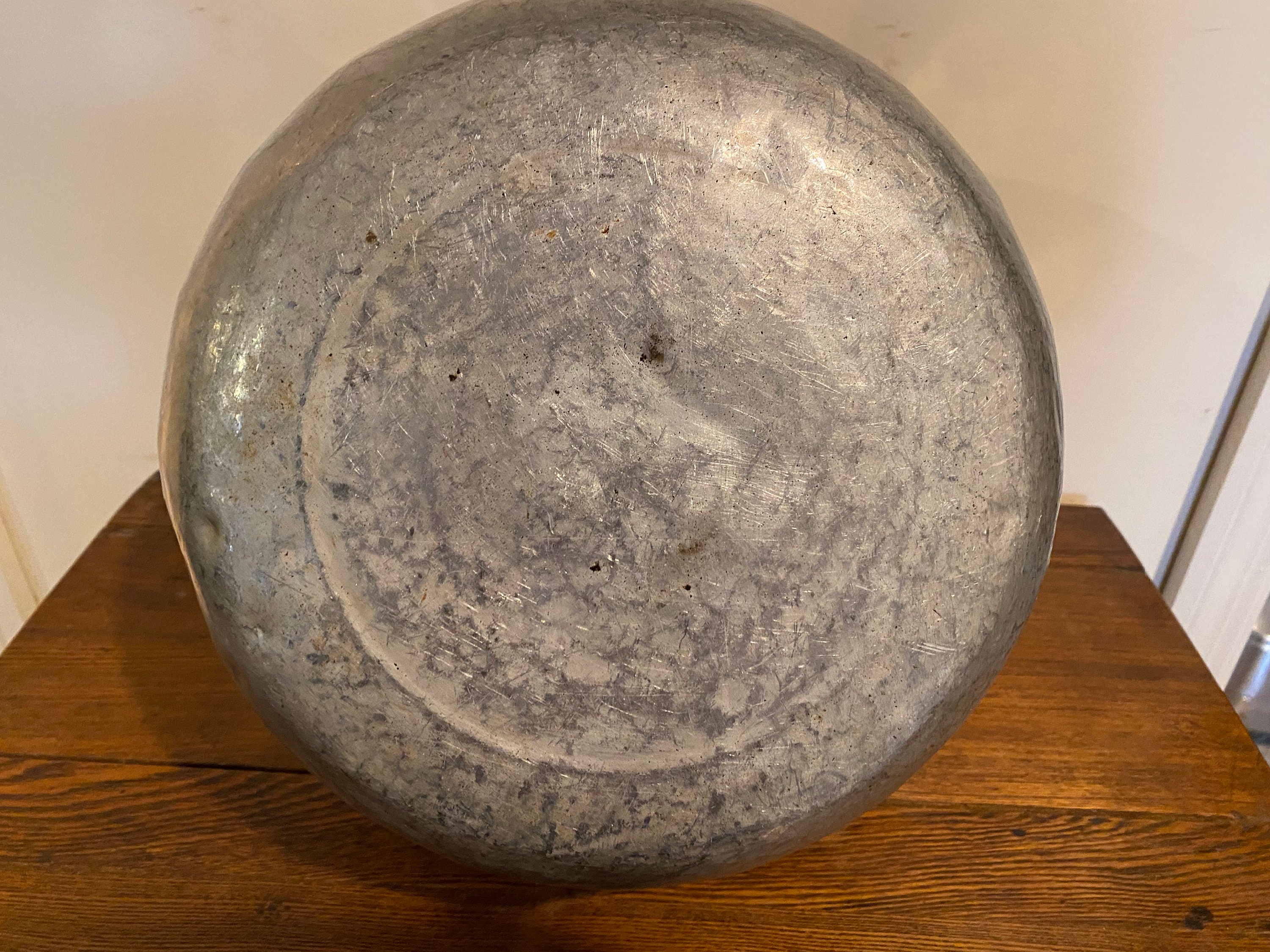 Vintage Extra Large Aluminum Cauldron With Handle - Etsy