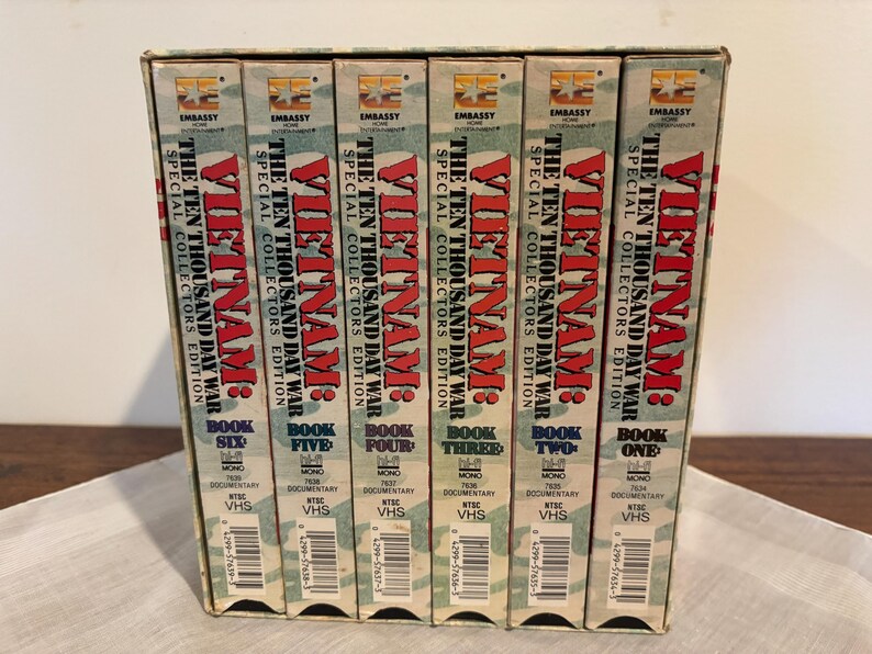 Vietnam: the Ten Thousand Day War VHS Set of 6 Tapes - Etsy