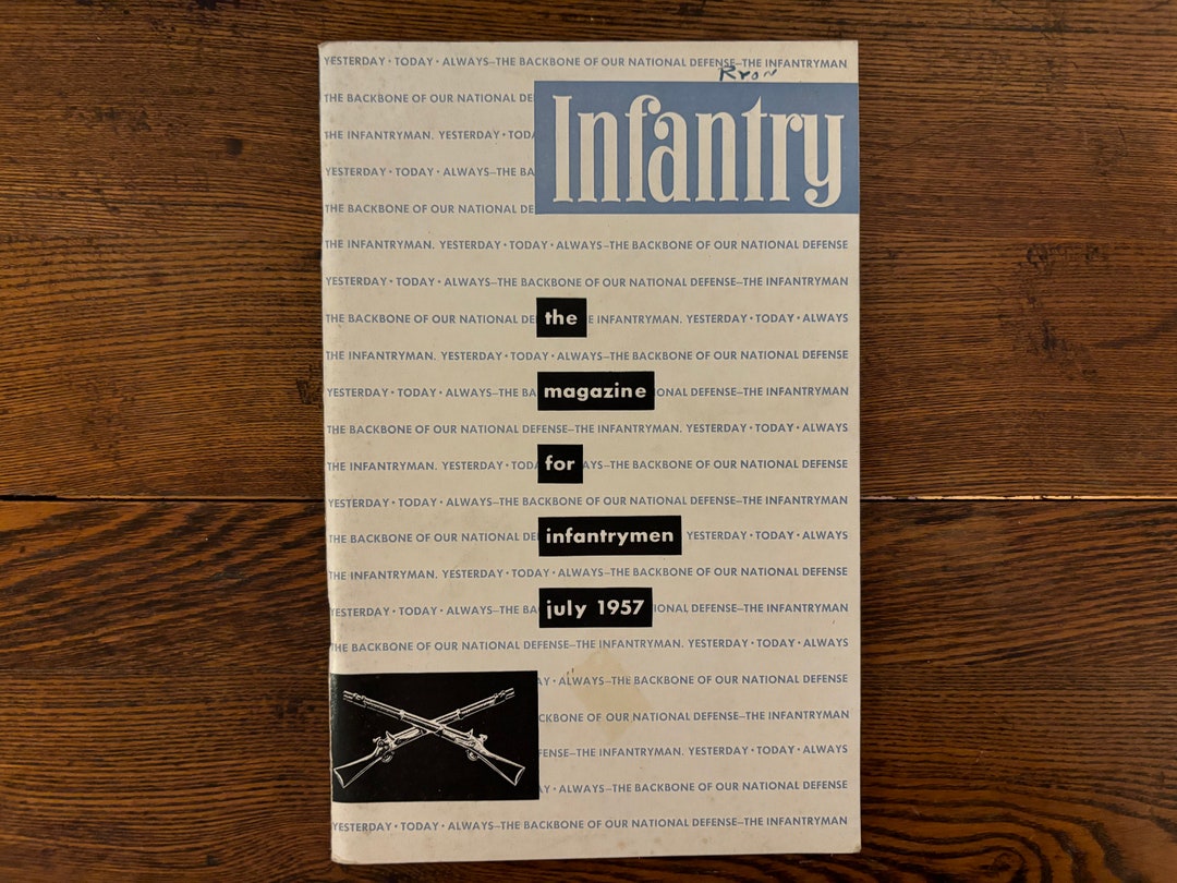 Vintage July 1957 Infantry Magazine - Etsy