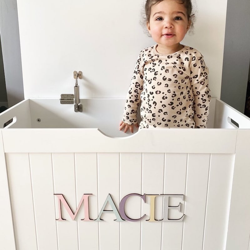 Wooden Toy Box - Etsy