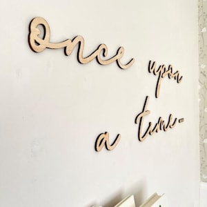 Once Upon a Time Nursery Cut Out | Nursery Wall Signs | Story Corner ...
