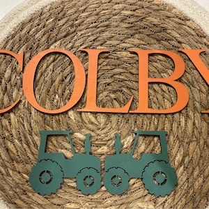 Personalised Wooden Toy Box Name Sign – Custom Pastel Letters for ...