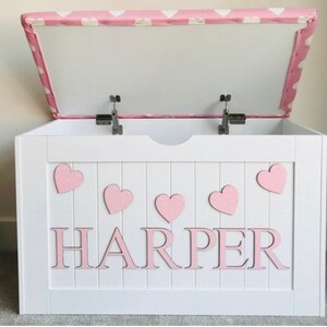 Personalised Toy Box Name & Embellishments. Pastel Name. Toy - Etsy