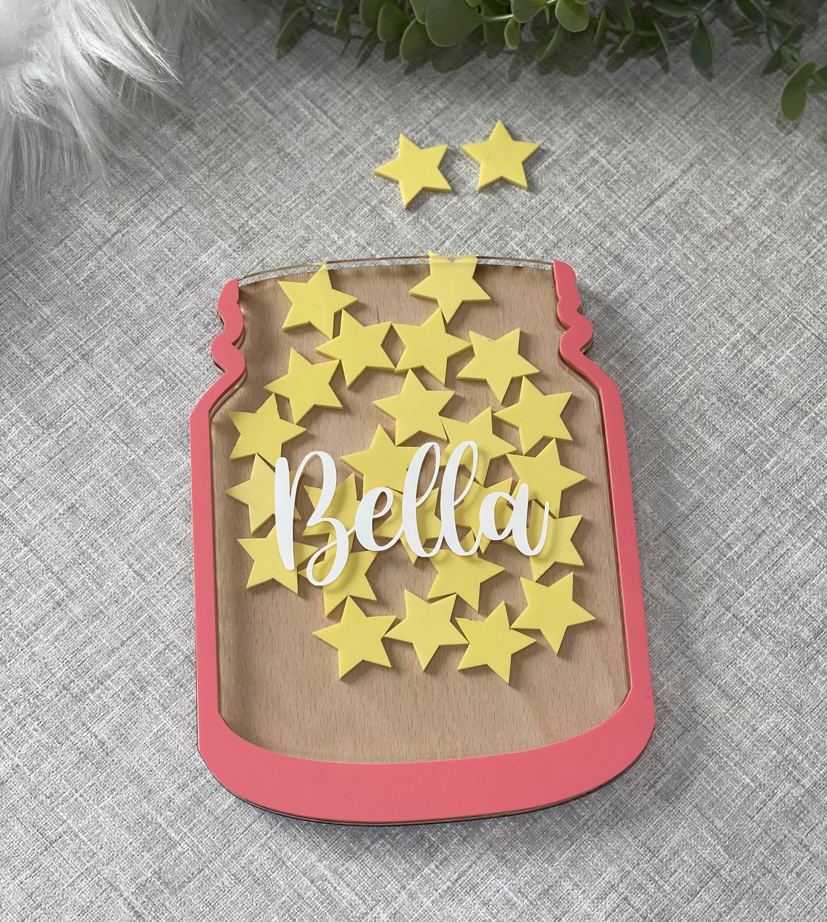 Reward Jar Reward Chart Personalised Gift Well Done Gift - Etsy