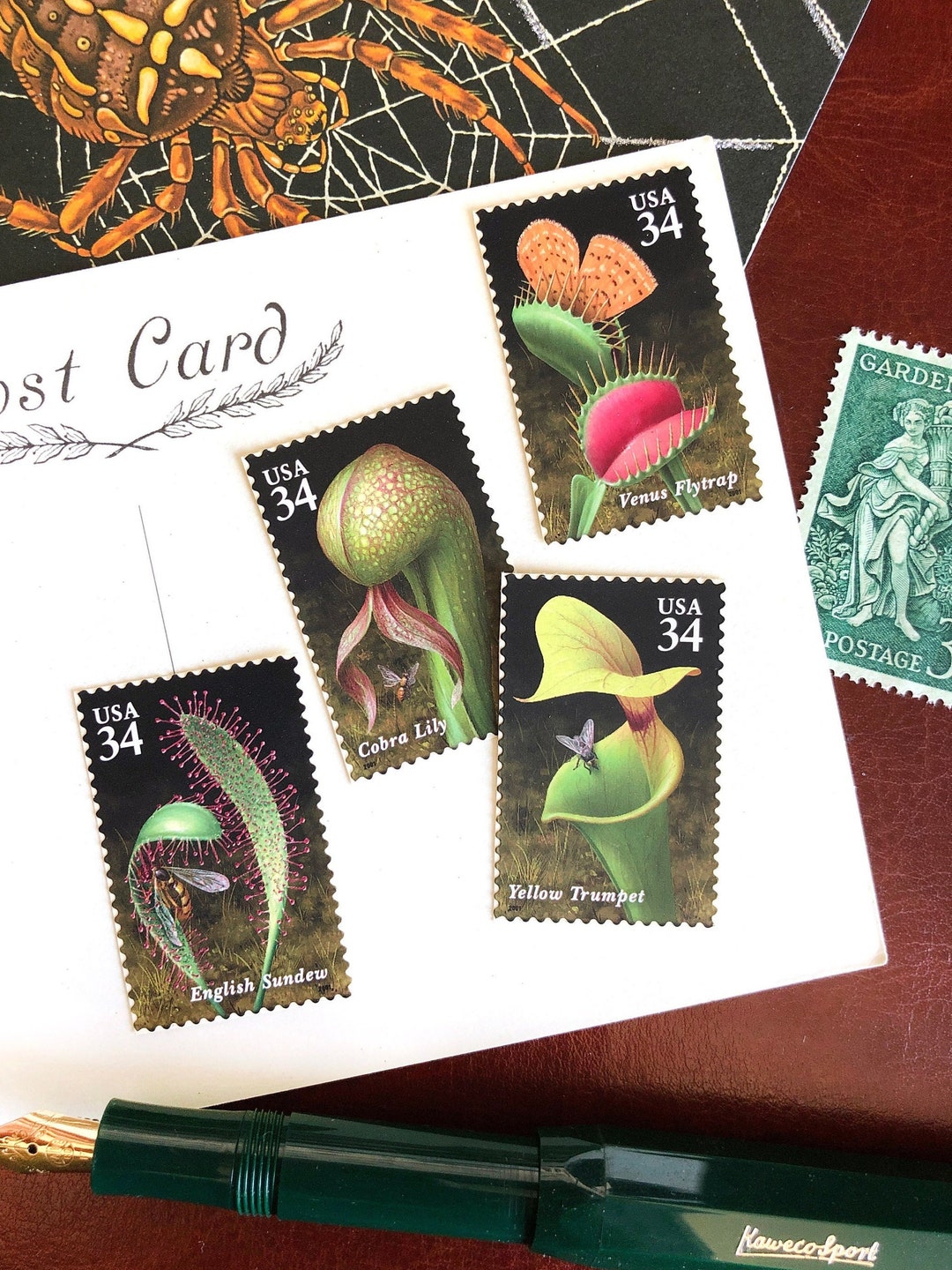 Carnivorous Plants Postage Stamps - Unused Vintage Stamps - 3528-3531 ...