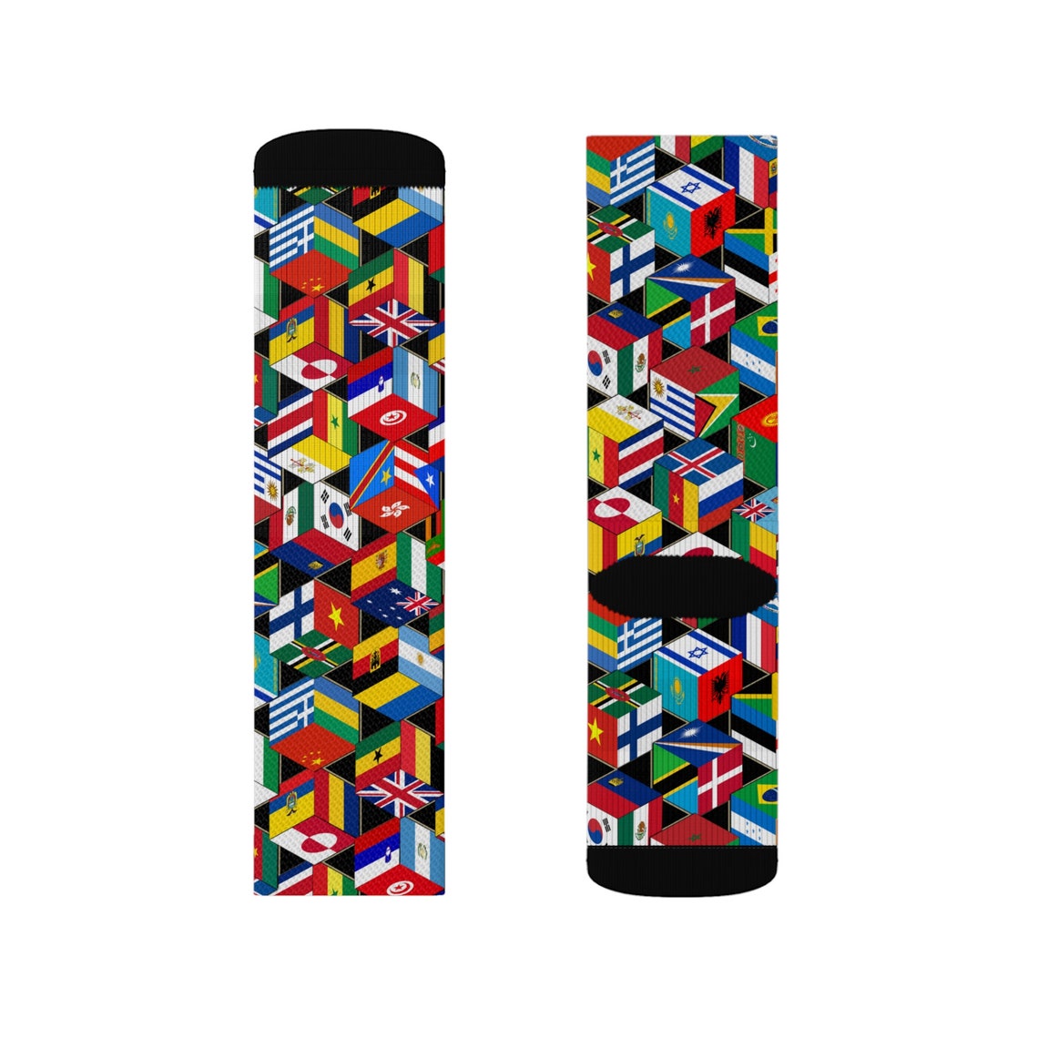 Flags of the Countries of the World, Flags Socks - Etsy