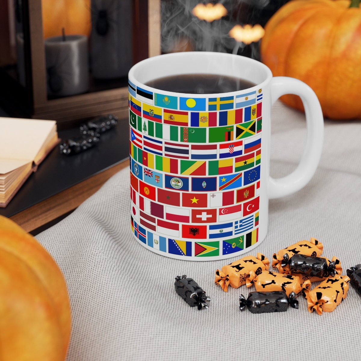 Flags of the Countries of the World, Flags Ceramic Mug 11oz - Etsy
