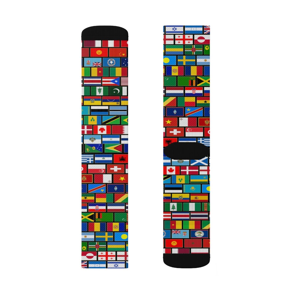 Flags of the Countries of the World Socks - Etsy