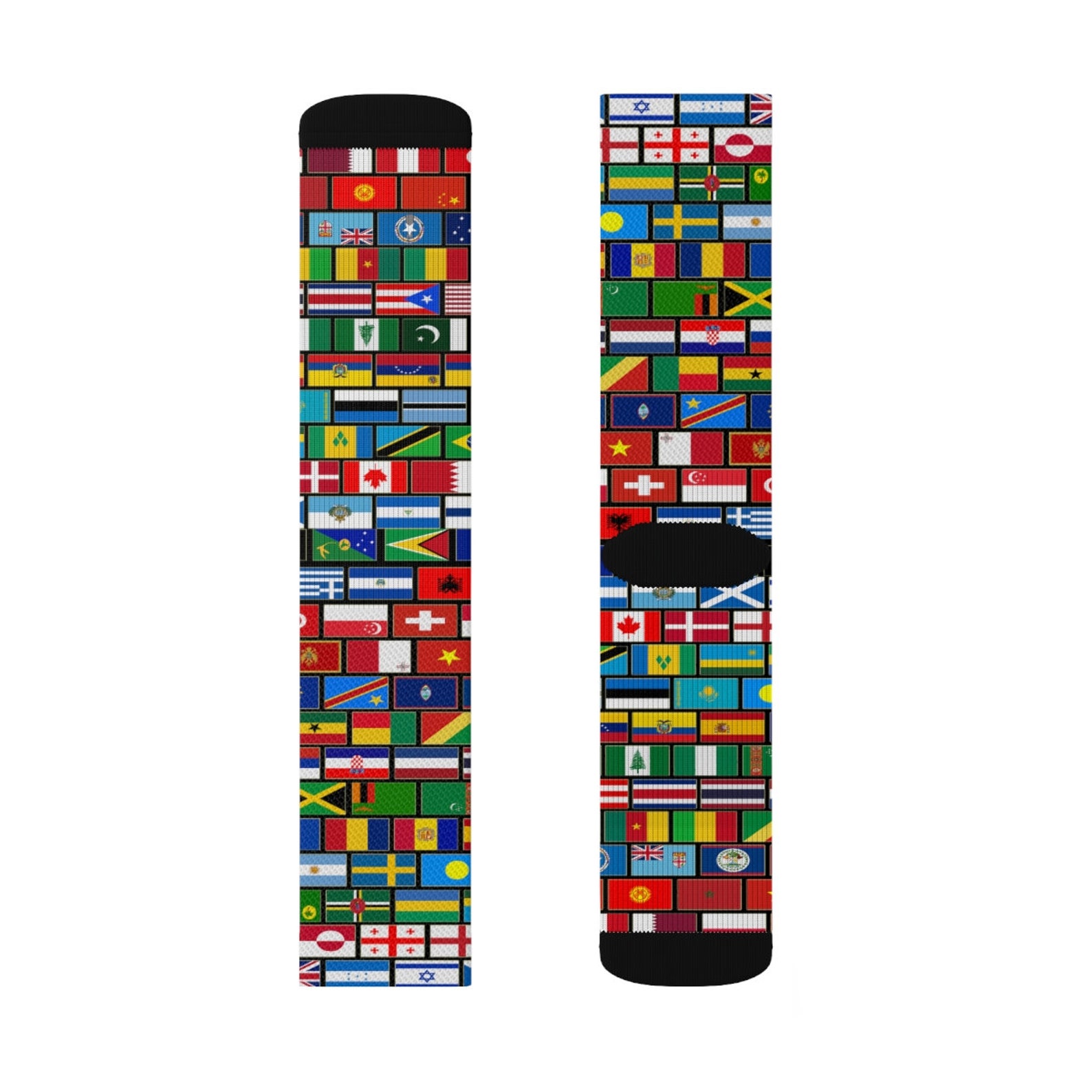 Flags of the Countries of the World Socks - Etsy