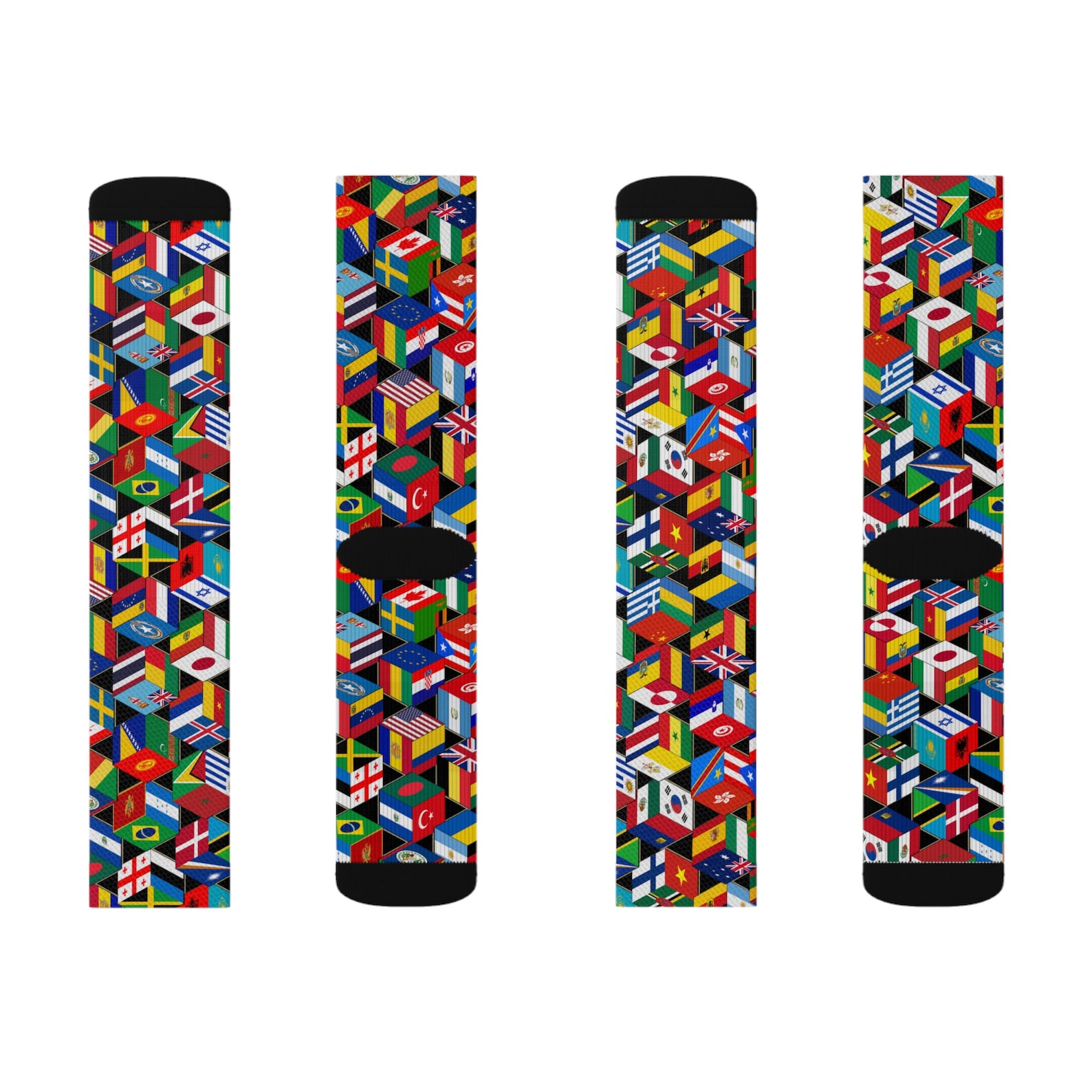 Flags of the Countries of the World, Flags Socks - Etsy