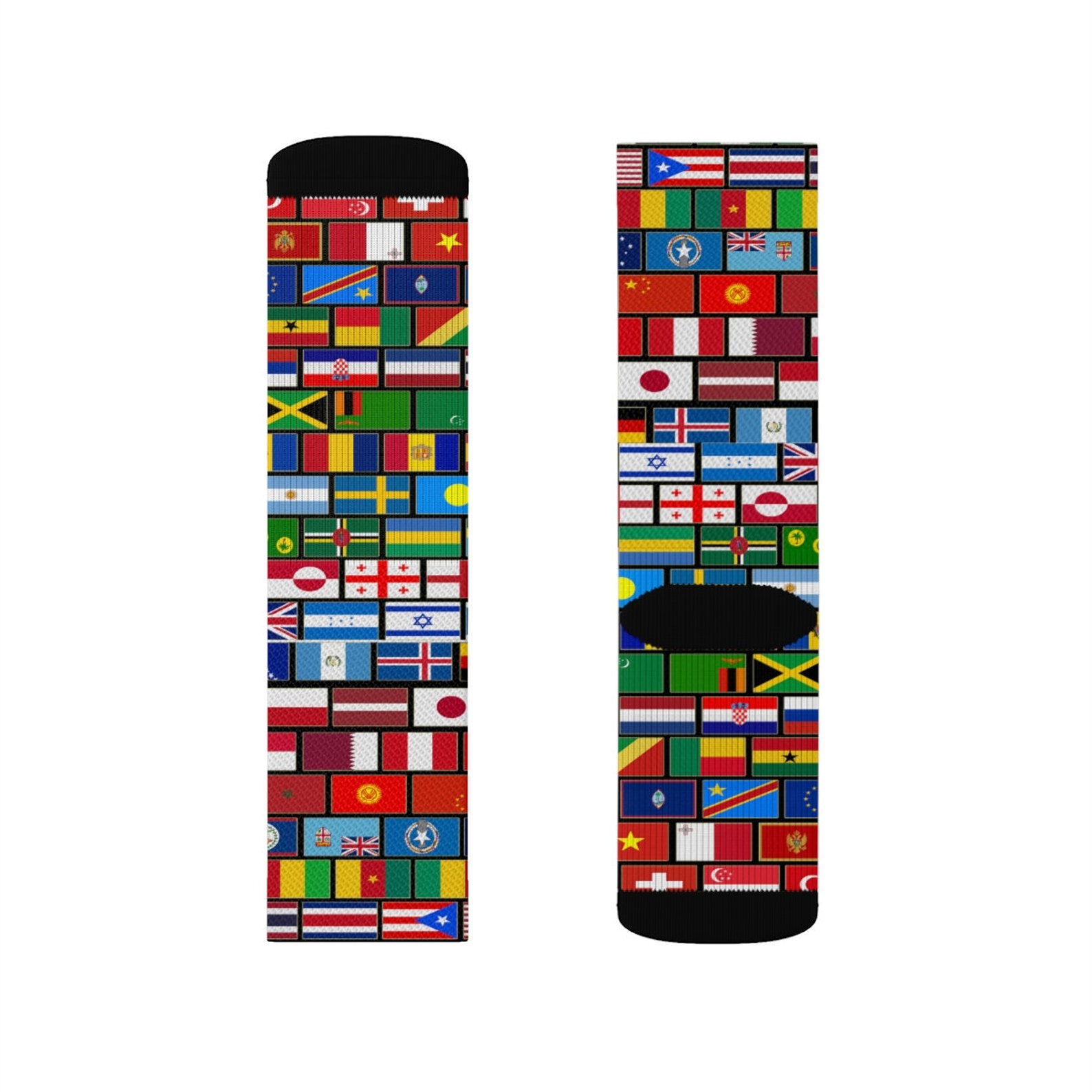 Flags of the Countries of the World Socks - Etsy