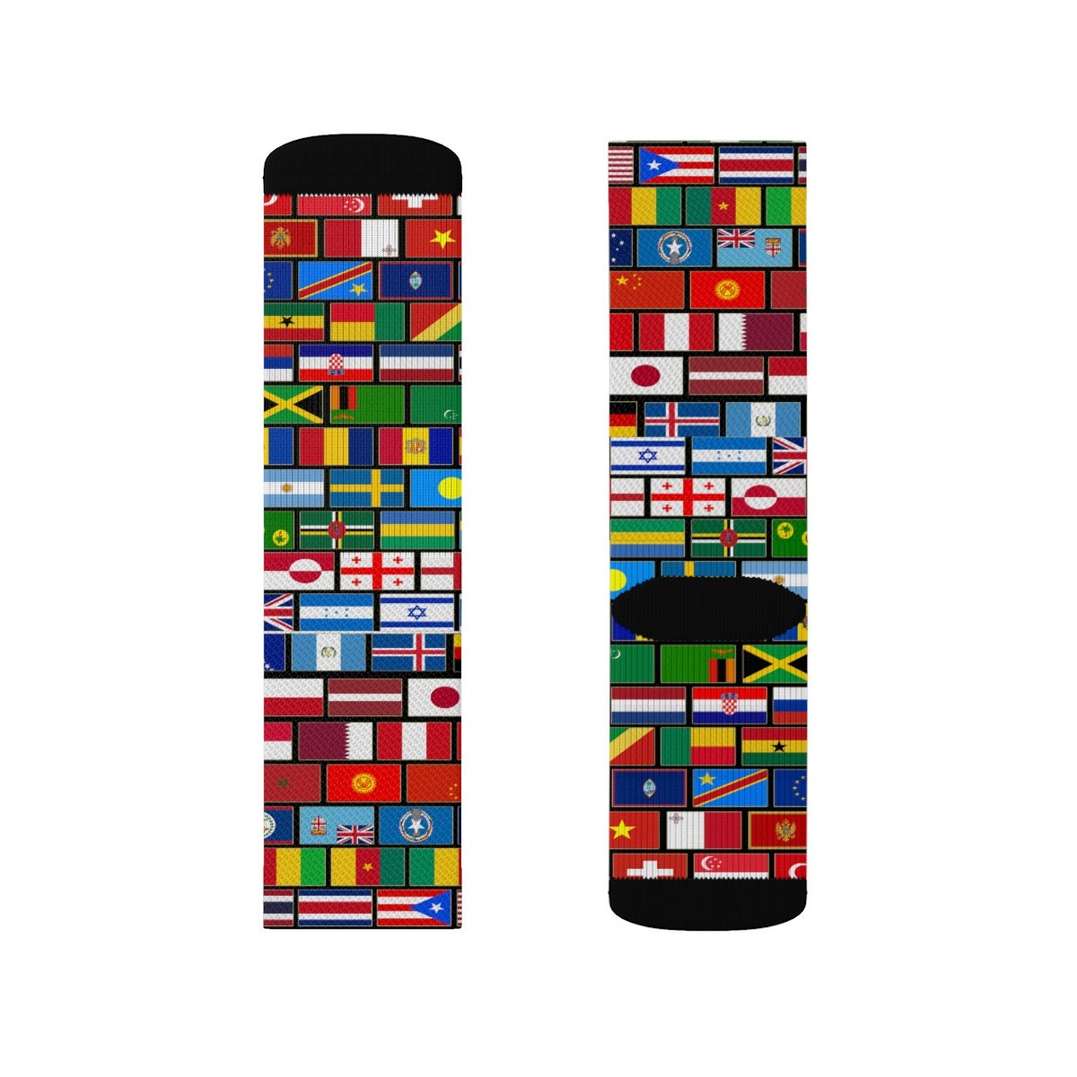 Flags of the Countries of the World Socks - Etsy