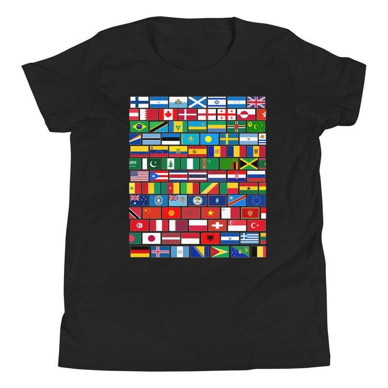Flags of the Countries of the World, International Kids Gift T-shirt - Etsy