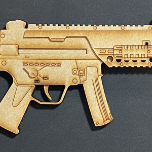 Mini Guns MP5K SMG SVG File Laser Cut Glowforge Snap Maker Digital ...