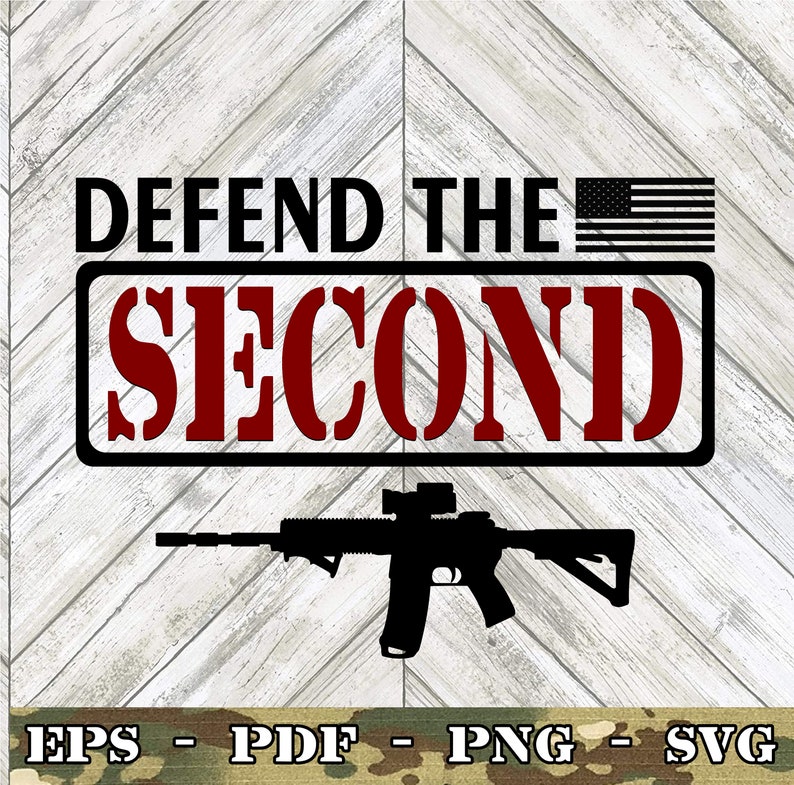 Defend the Second 2 Fonts SVG File Cricut Silhouette Glowforge Digital ...