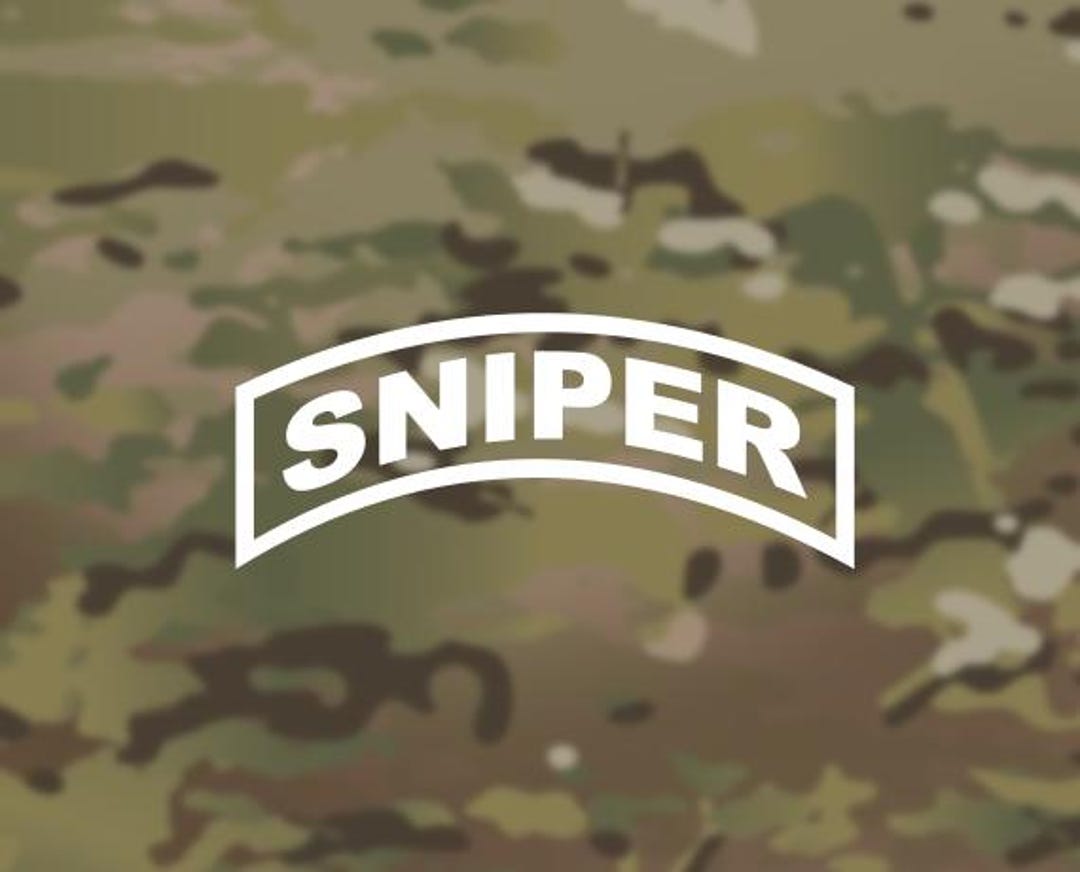 VINYL DECAL | STICKER {sniper Tab} Sniper Tab Decal | Car Window Decal ...