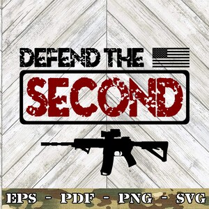 Defend the Second 2 Fonts SVG File Cricut Silhouette Glowforge Digital ...