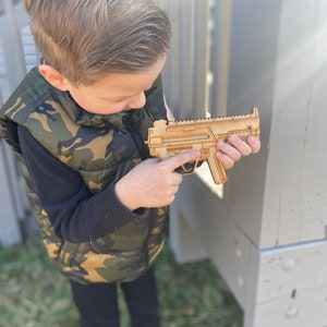 Mini Guns MP5K SMG SVG File Laser Cut Glowforge Snap Maker Digital ...