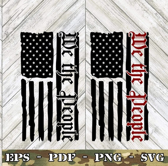 We the People 2 Fonts SVG File Cricut Silhouette Glowforge | Etsy Canada
