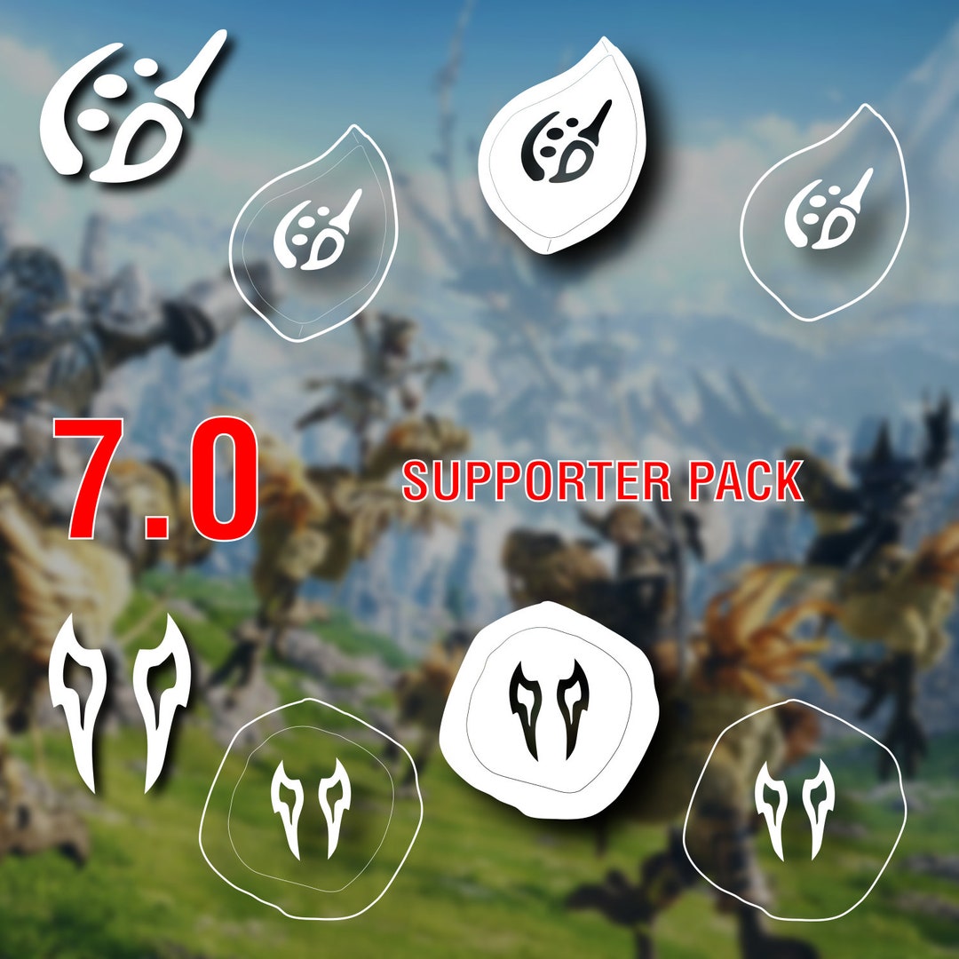 Viper and Pictomancer Jobs Final Fantasy XIV SVG File Cricut Silhouette ...