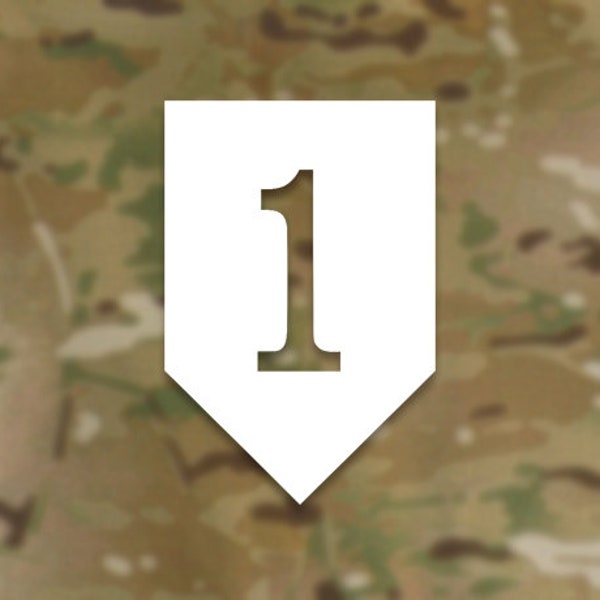 1st Infantry Division Decal - Etsy