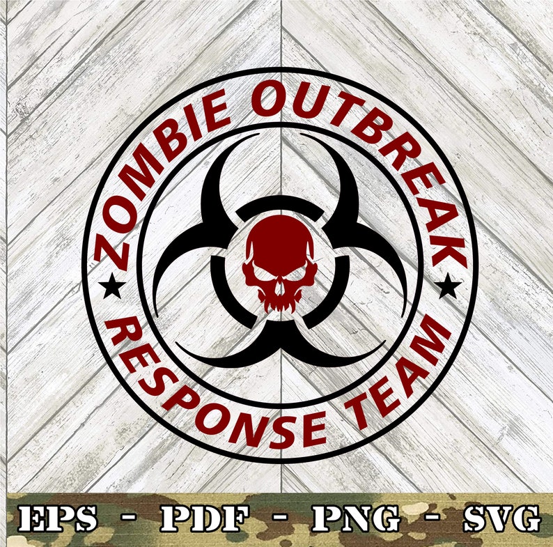Zombie Outbreak Response Team SVG File Cricut Silhouette - Etsy Canada