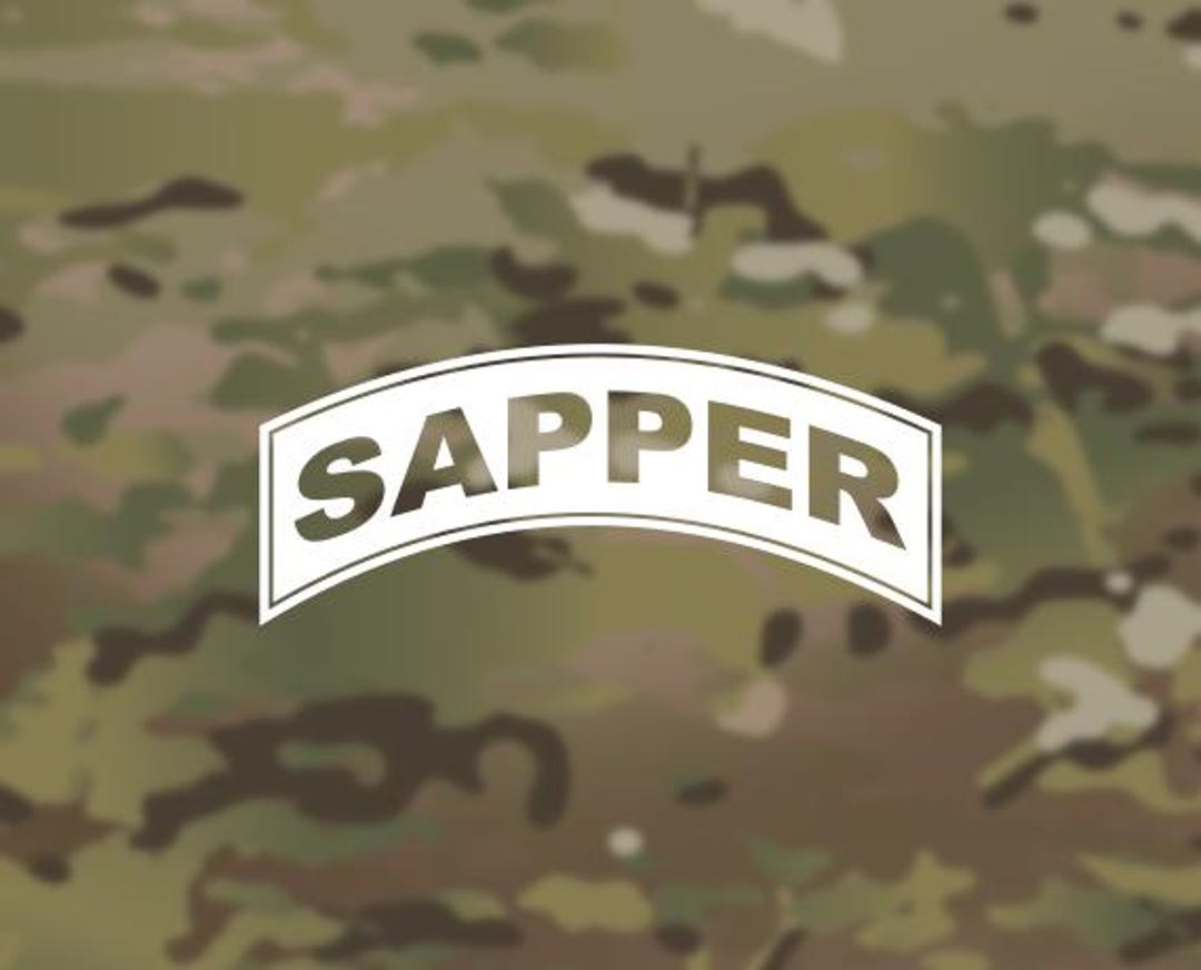 VINYL DECAL | STICKER {sapper Tab} Sapper Tab Decal | Car Window Decal | Laptop Decal | Tablet ...
