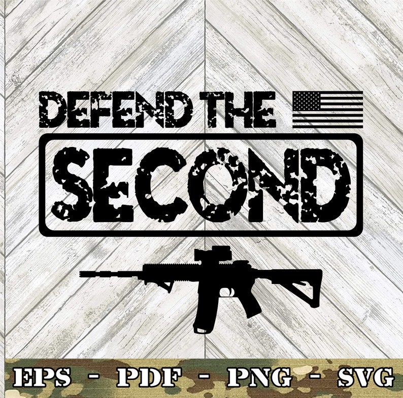 Defend the Second 2 Fonts SVG File Cricut Silhouette Glowforge - Etsy