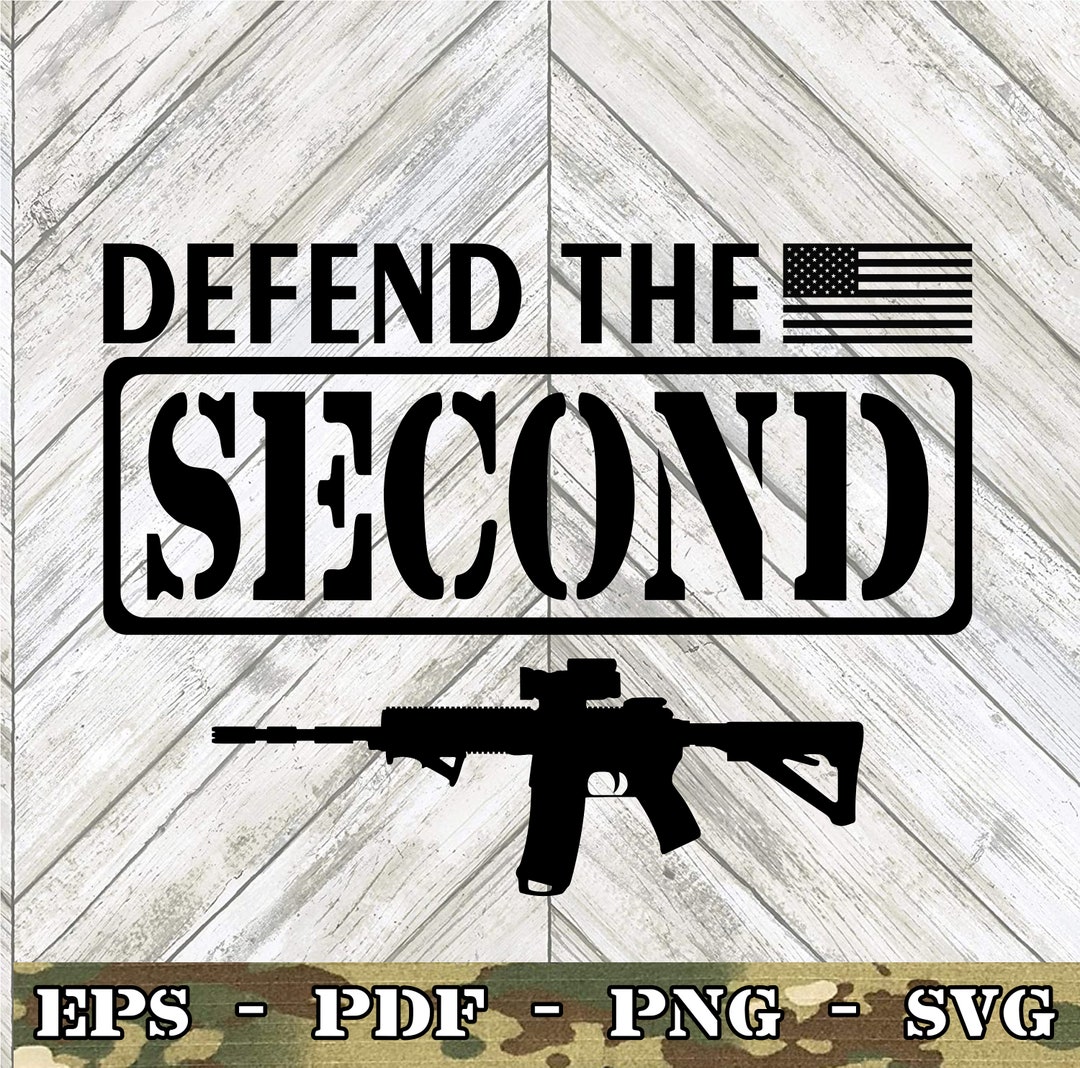 Defend the Second 2 Fonts SVG File Cricut Silhouette Glowforge Digital ...