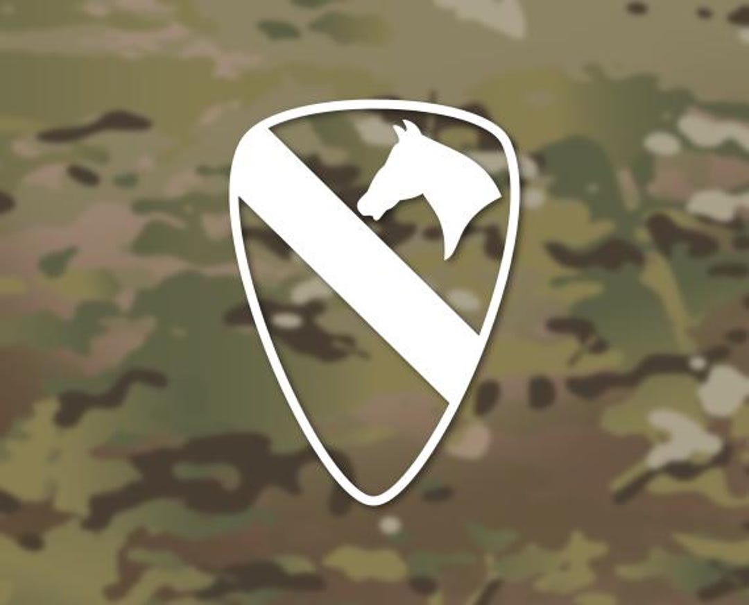 VINYL DECAL | STICKER {1st Cavalry Division} 1st Cavalry Division Decal ...
