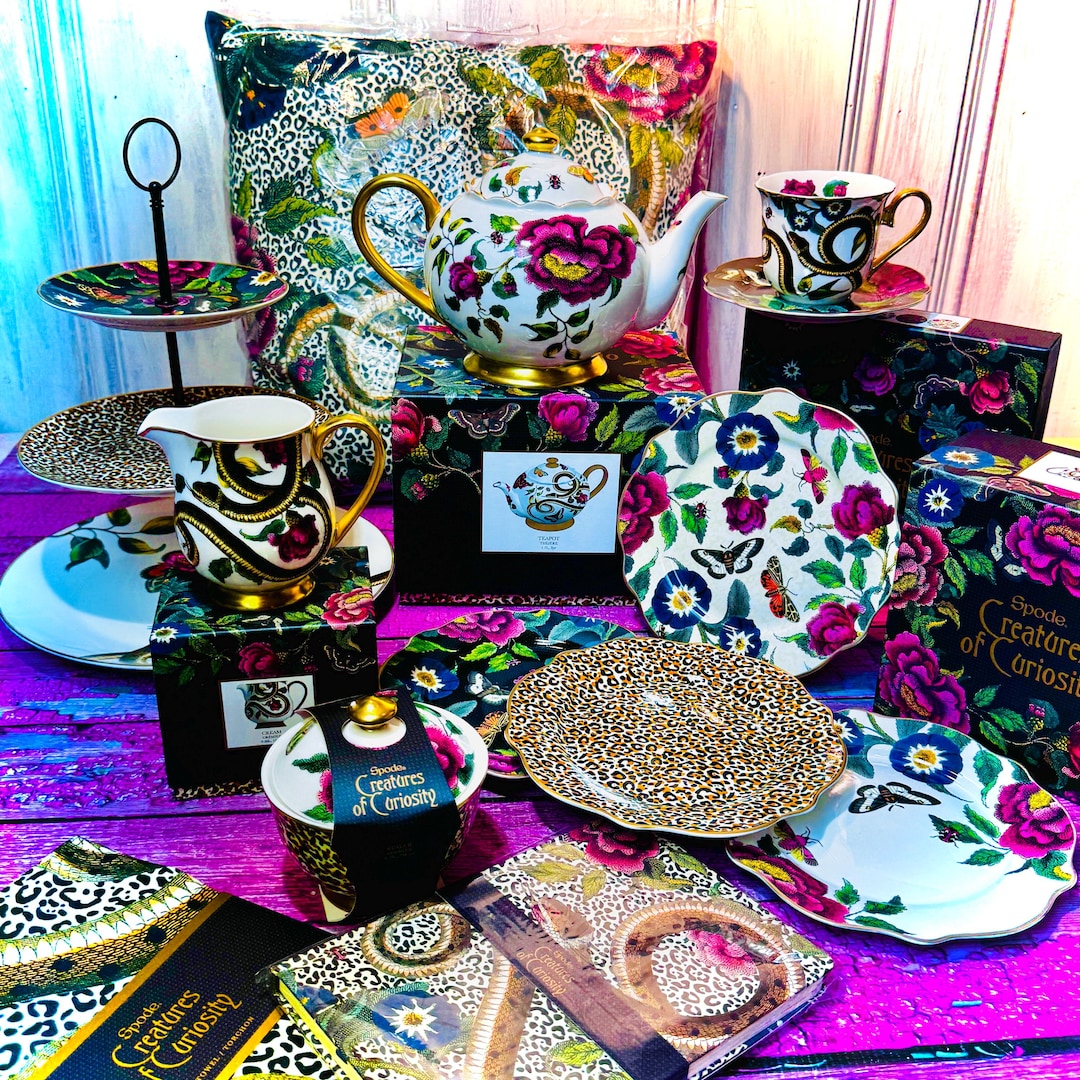 OPEN STOCK Spode Creatures of Curiosity Afternoon Tea Pieces Teapot ...