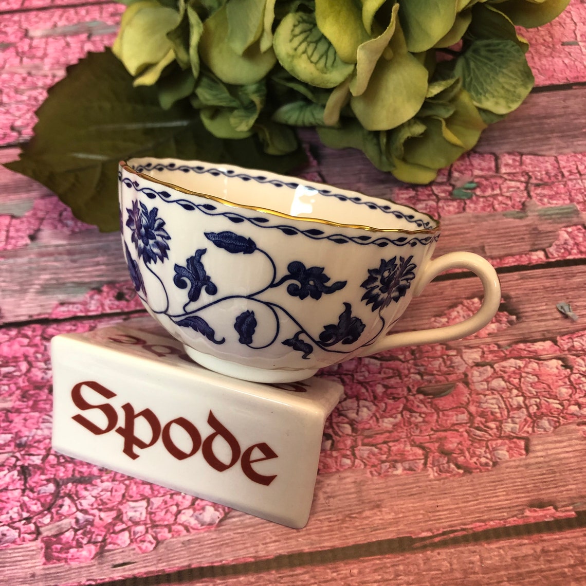 Spode Colonel Blue Gold Trim Cup 2.25 England Made Lovely - Etsy