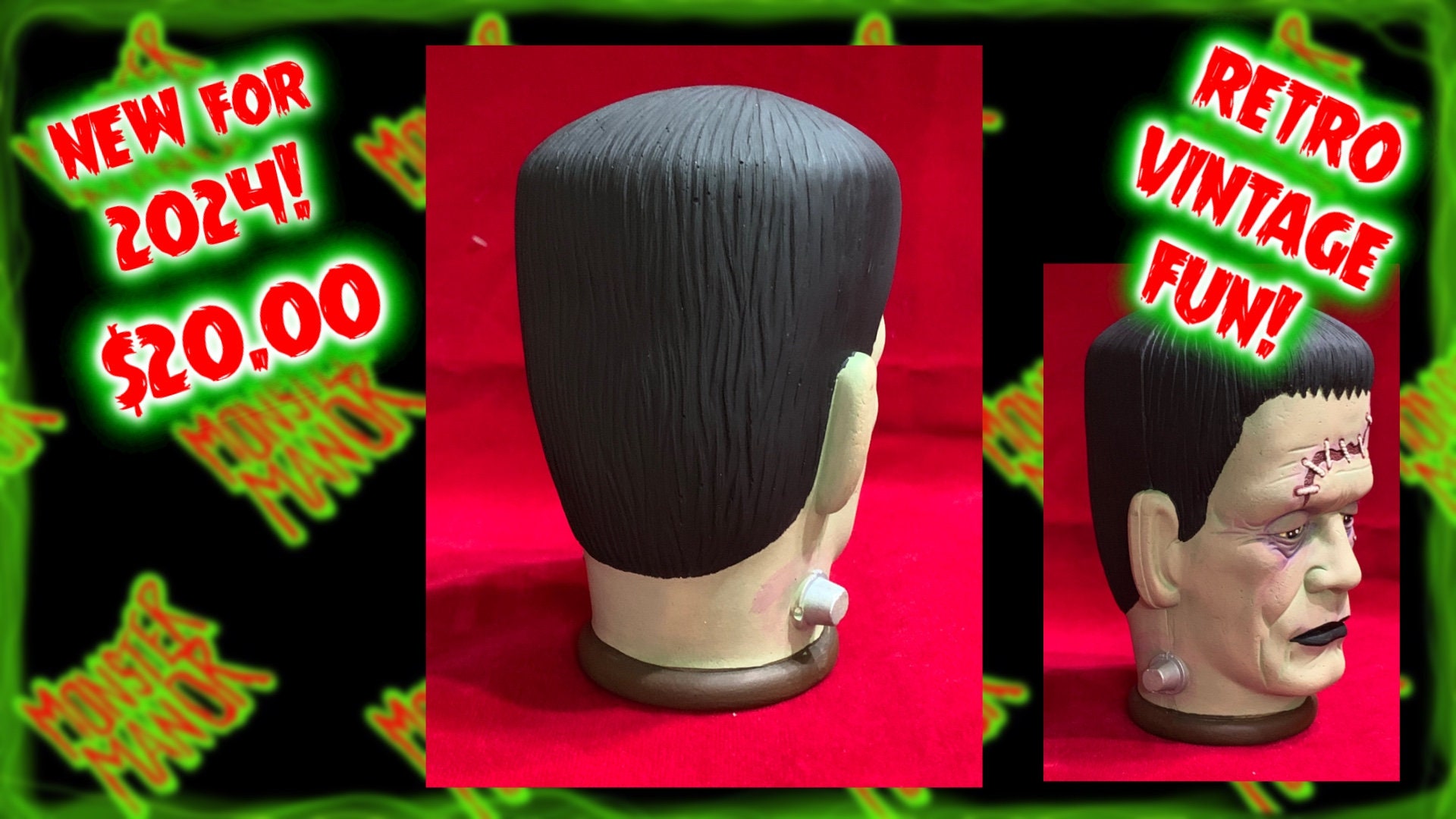 Gabriel Monster Maker Toy Rotocast Plaster Frankenstein Pro Painted ...