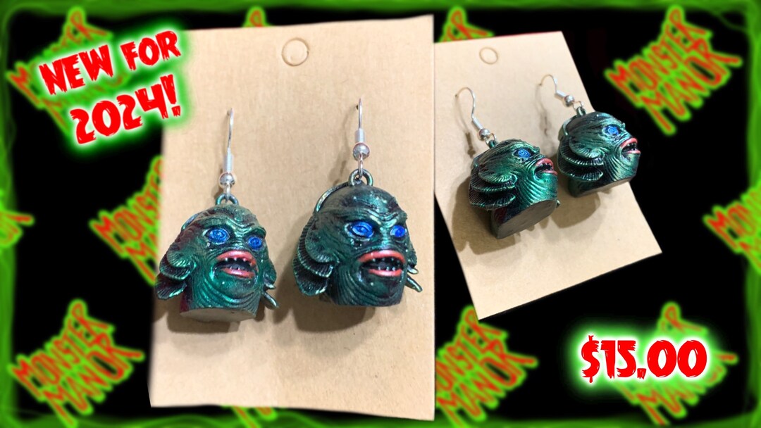 Gillman Creature From the Black Lagoon Monster Vintage Style Retro Look ...