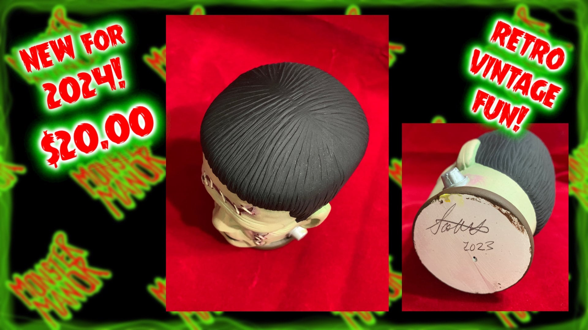 Gabriel Monster Maker Toy Rotocast Plaster Frankenstein Pro Painted ...