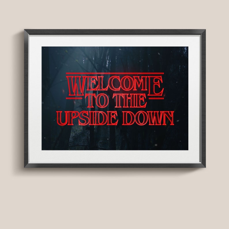 Stranger Things Poster Stranger Things Print Stranger - Etsy