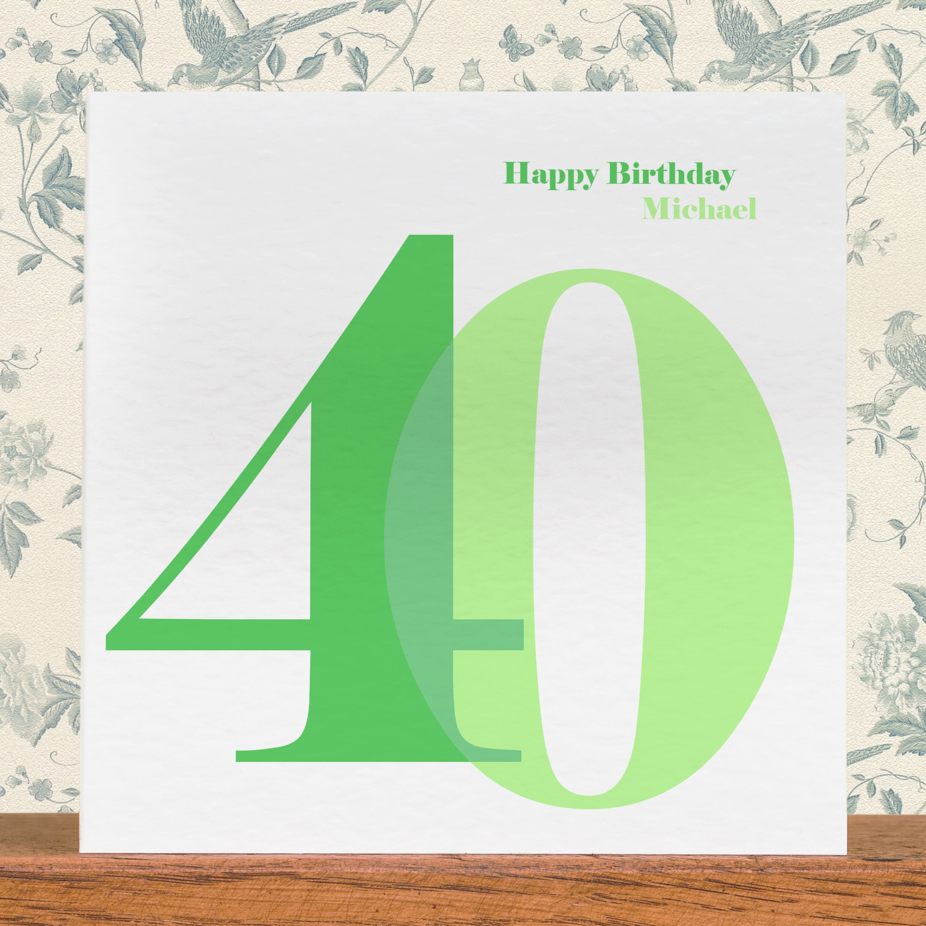 40th Birthday Card for Him Personalised 40th Happy Birthday | Etsy UK