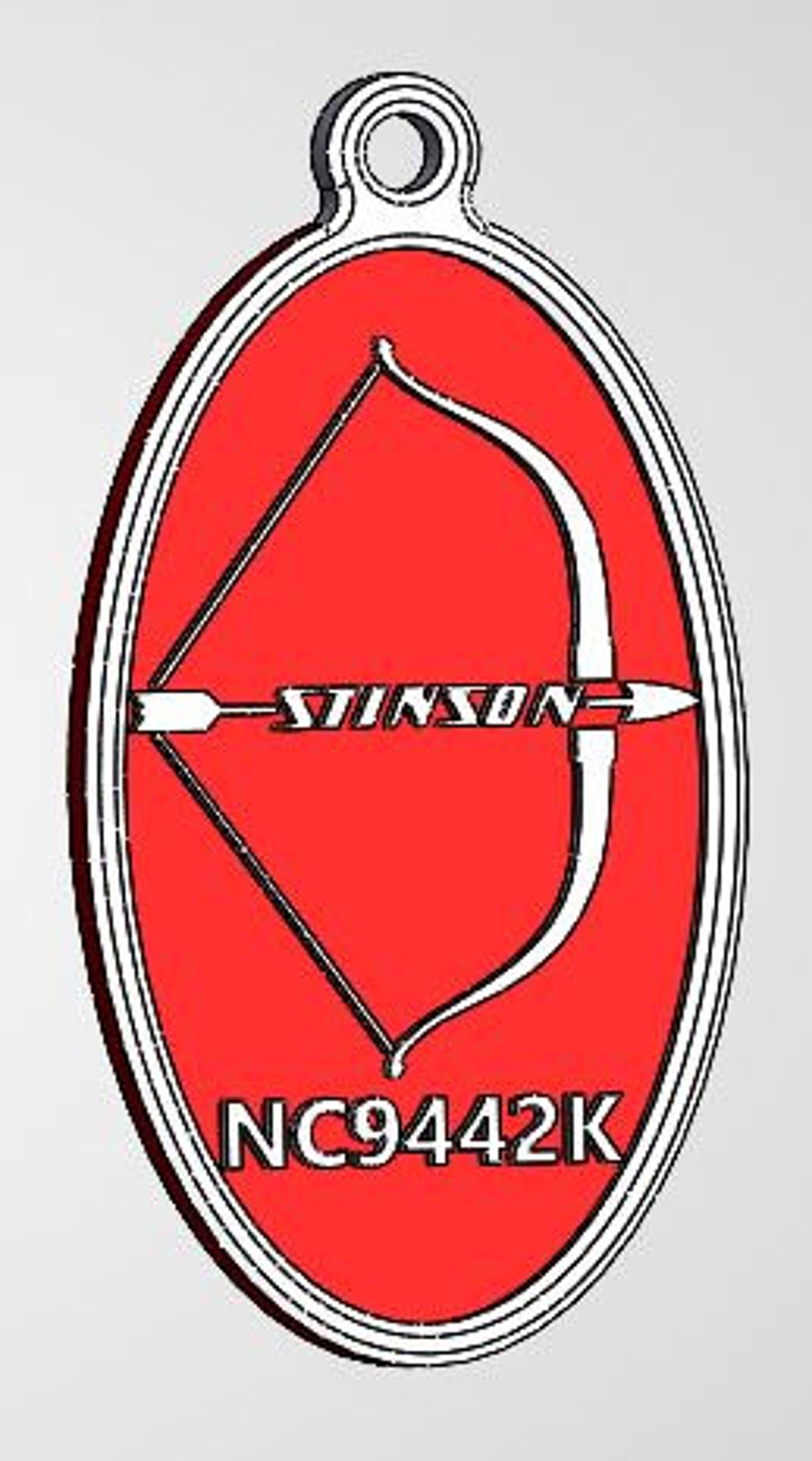 Custom 3D Printed Stinson Key-ring - Etsy