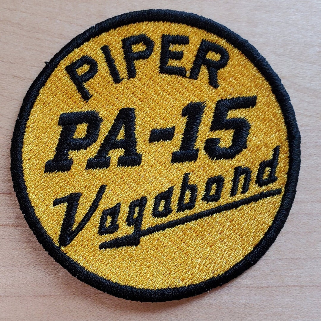 Piper PA-15 Embroidered Patch | Sew on Patch | Iron on Patch ...