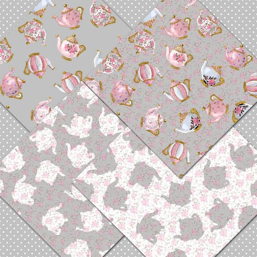 Baby Scrapbook Paper Pack, Baby Pattern Collection, Newborn Girl Party ...