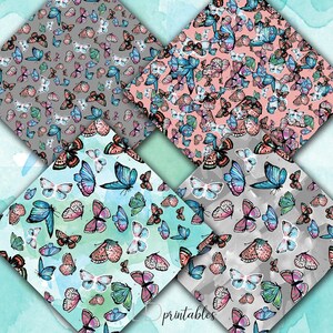 Fly Like a Butterfly Special Pack Printable Paper and Clipart ...