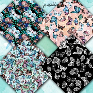 Fly Like a Butterfly Special Pack Printable Paper and Clipart ...