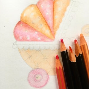 Baby Scrapbook Paper Pack, Baby Pattern Collection, Newborn Girl Party ...