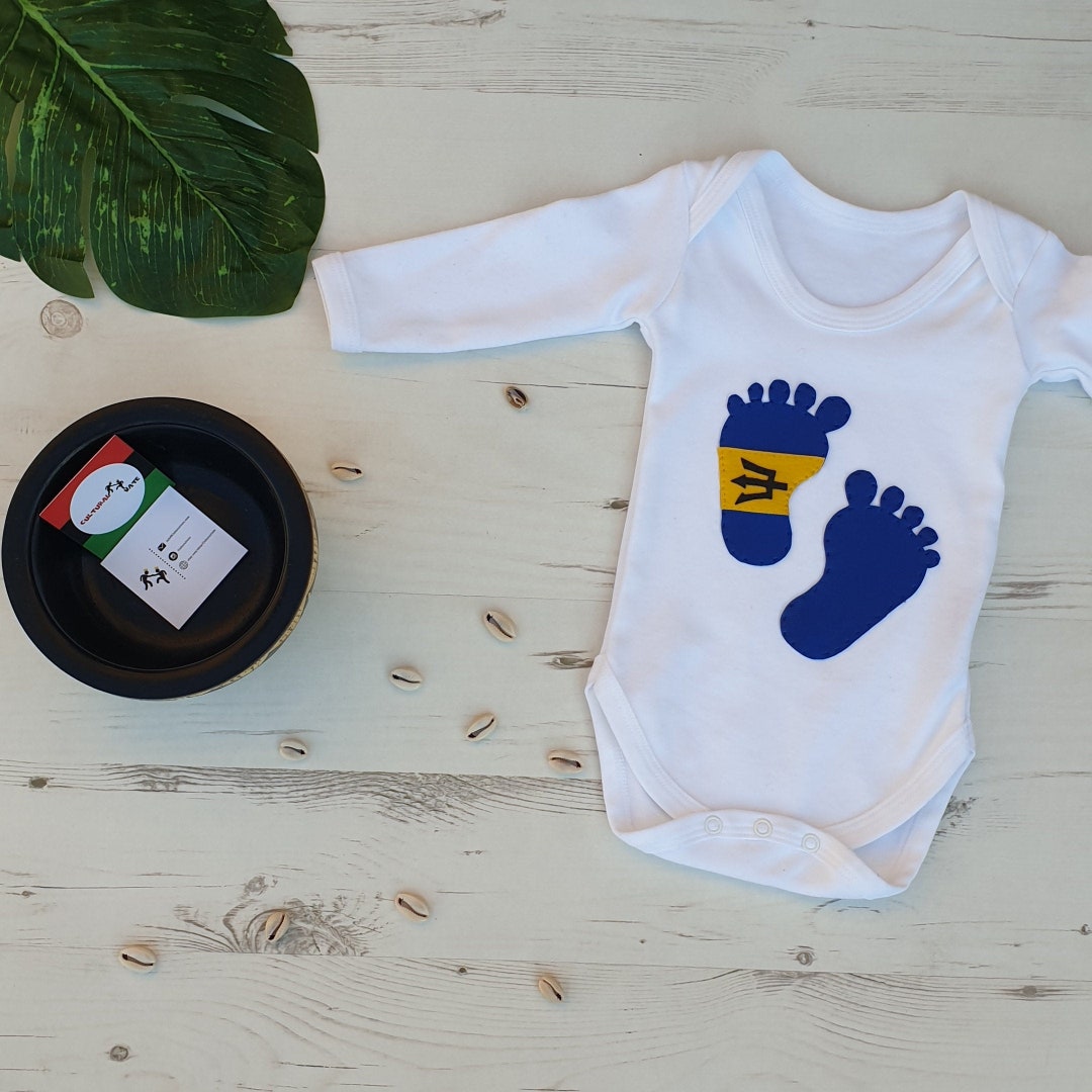 Barbados Baby Grow, Bajan Baby, Babygrow - Etsy