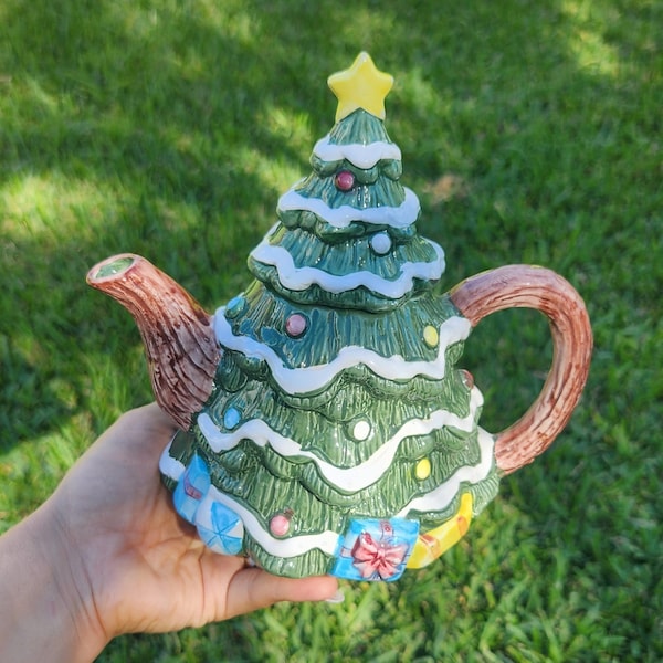 Christmas Teapots - Etsy
