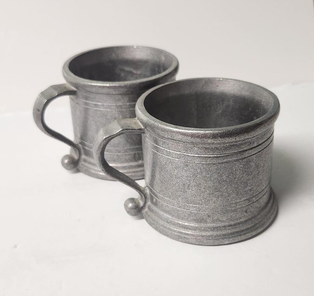 Set of 2 Pewter Tavern Mug - Etsy