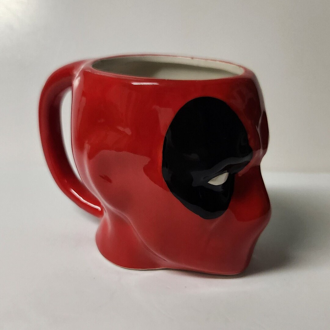Red Deadpool - 3D Marvel Coffee Mug. - Etsy