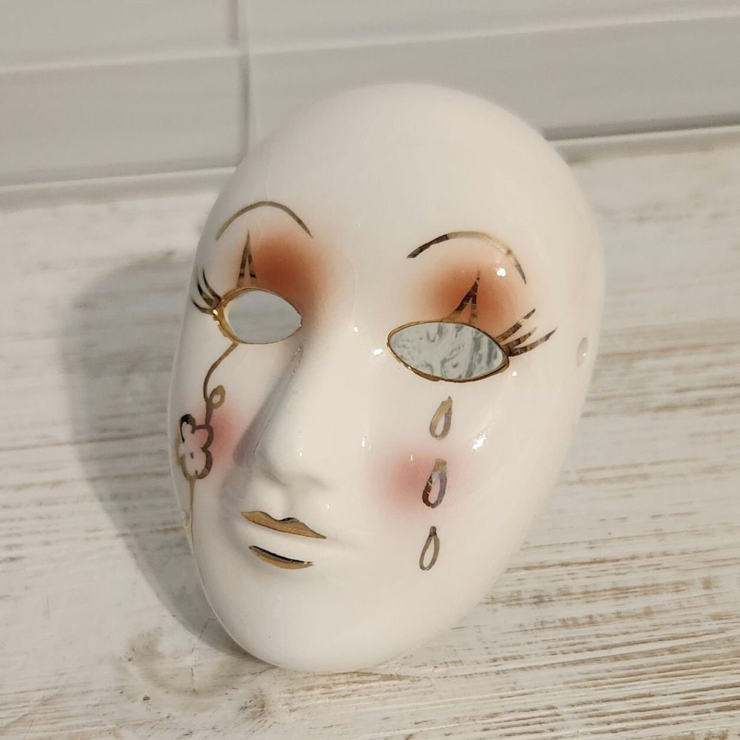 Vintage Face Mask Wall Decor - Etsy