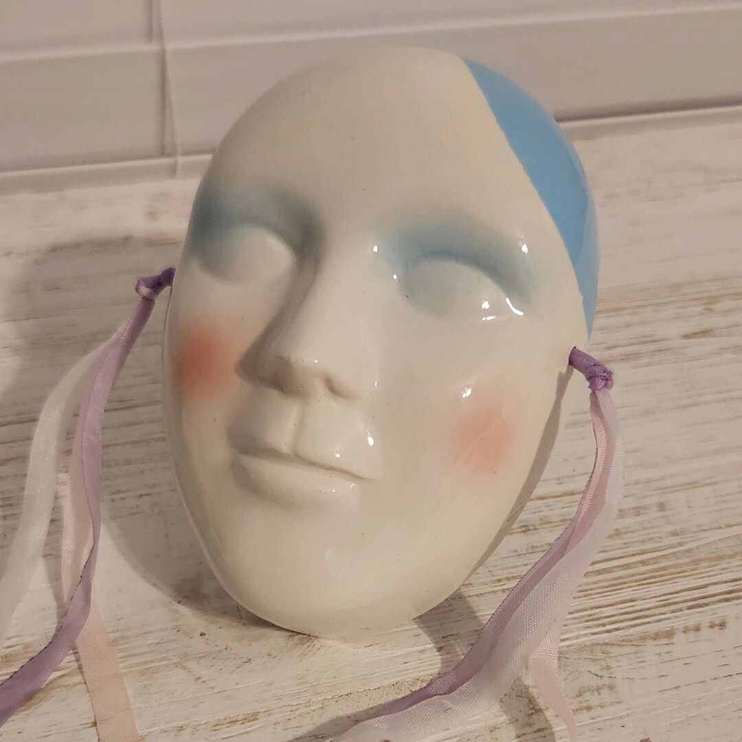 Vintage Face Mask Wall Decor - Etsy