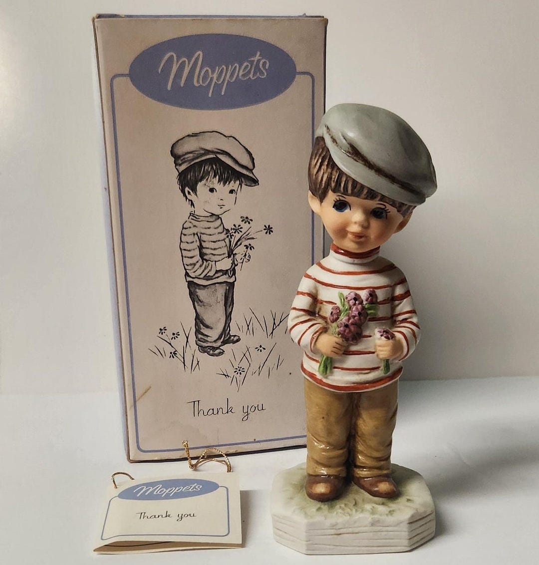 Vintage Moppets by GORHAM - Thank You in Box - Etsy